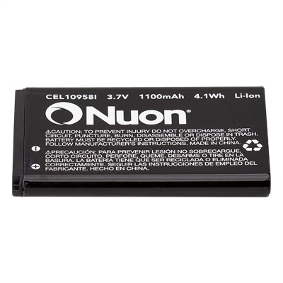 Nuon 3.7V 1100mAh Replacement Battery - CEL10958 at Batteries Plus