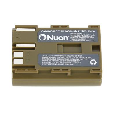 Nuon Replacement 7.2V 1600mAh Battery for Canon Digital Cameras ...