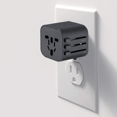 Merkury Innovations Travel Outlet Adapter - PLP11726 at Batteries Plus